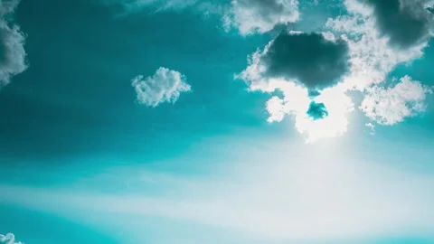 Heavenly Clouds Transition Background Stock Video Footage | Royalty ...