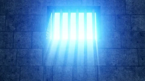 Bright Blue Rays Light From The Window | Stock Video | Pond5