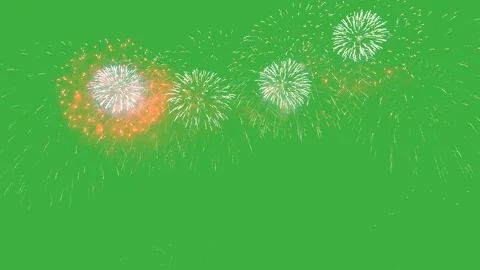 Green Screen Fireworks Stock Video Footage | Royalty Free Green Screen Fireworks Videos | Pond5