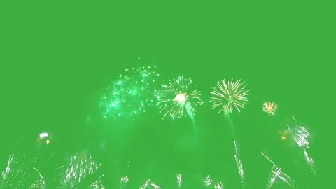 Green Screen Fireworks Stock Video Footage | Royalty Free Green Screen Fireworks Videos | Pond5