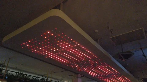 Bright colored LED SMD video wall with h... | Stock Video | Pond5