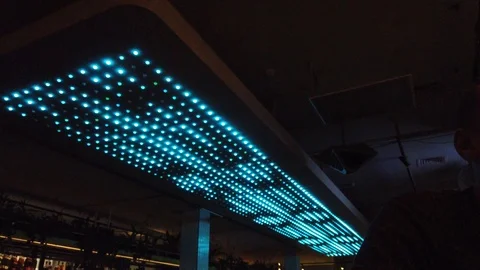 Bright colored LED SMD video wall with h... | Stock Video | Pond5