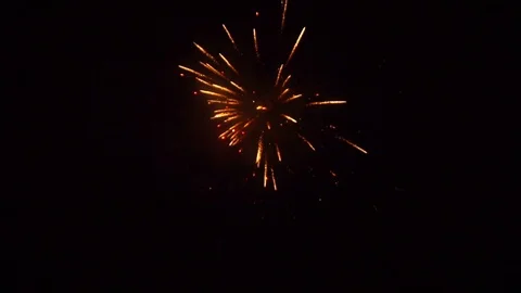 bright colorful fireworks exploding in t... | Stock Video | Pond5