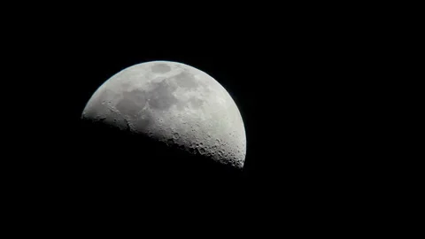 Half Moon Rising Stock Footage ~ Royalty Free Stock Videos | Pond5