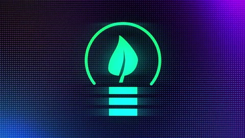 Bright Ideas Green Energy Animation with... | Stock Video | Pond5