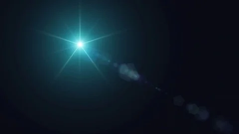 Bright light with lens flare moving. Bac... | Stock Video | Pond5
