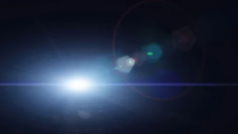 Bright light with lens flare moving. Bac... | Stock Video | Pond5