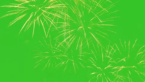 Bright lightning firework display on gre... | Stock Video | Pond5