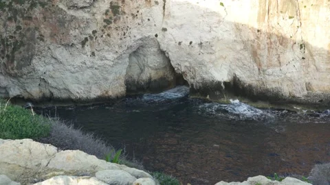 Bright Limestone Walls of Blue Grotto Se... | Stock Video | Pond5