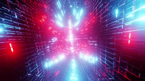 Bright police jail VJ loop tunnel backgr... | Stock Video | Pond5