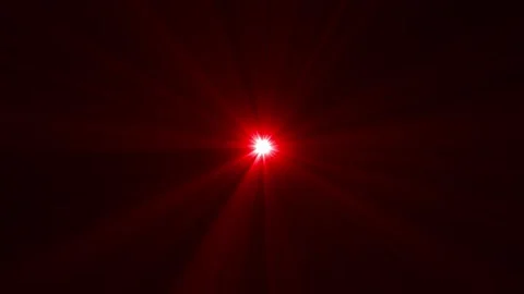 Bright Red light rays lens flare flashes... | Stock Video | Pond5