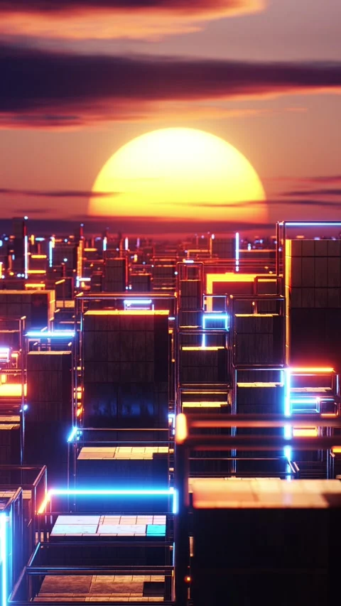 Sun Behind Buildings Stock Video Footage | Royalty Free Sun Behind ...