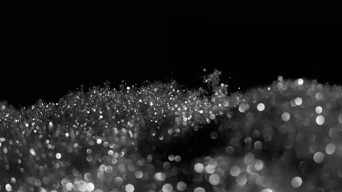 Bright white crystal particles rise from... | Stock Video | Pond5