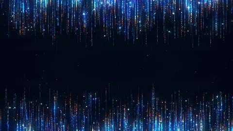 Brilliant Rain Loop Frame Background | Stock Video | Pond5