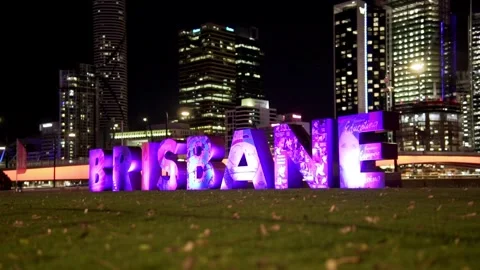 Brisbane Sign Stock Video Footage | Royalty Free Brisbane Sign Videos ...