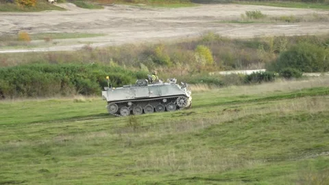 British army REME Bulldog FV432 APC tank... | Stock Video | Pond5
