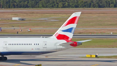 British Boeing 787 Dreamliner Close-up T... | Stock Video | Pond5