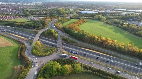 British Motorways, Highways, Roads and T... | Stock Video | Pond5