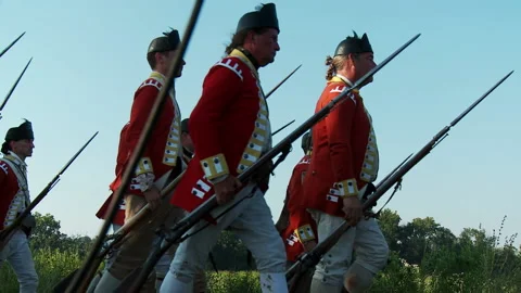 Revolutionary War Marching Stock Footage ~ Royalty Free Stock Videos ...