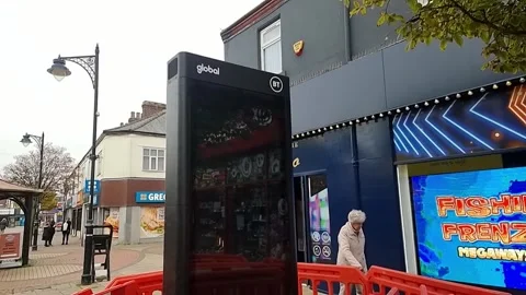 British Telecom street hub installation ... | Stock Video | Pond5