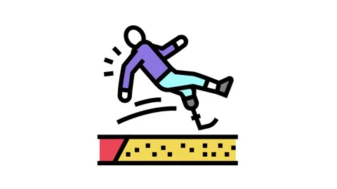 Icon Jump Stock Footage ~ Royalty Free Stock Videos | Pond5