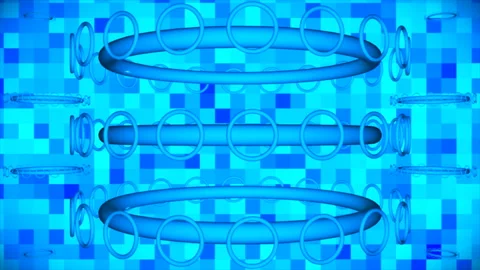 Broadcast Floating Spinning Hi-Tech Ring... | Stock Video | Pond5