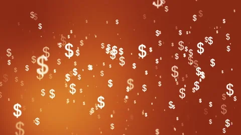 Broadcast Money Shower, Golden Orange, C... | Stock Video | Pond5