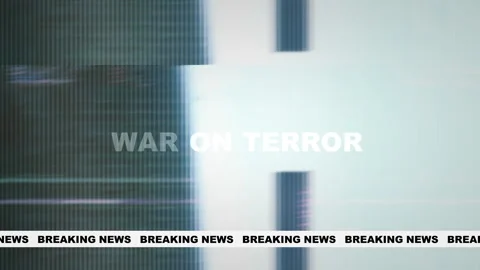 Broadcast News Alert Highlighting The Wa... | Stock Video | Pond5