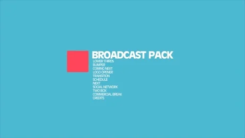 After Effects Template: Broadcast Pack #76439851 | Pond5