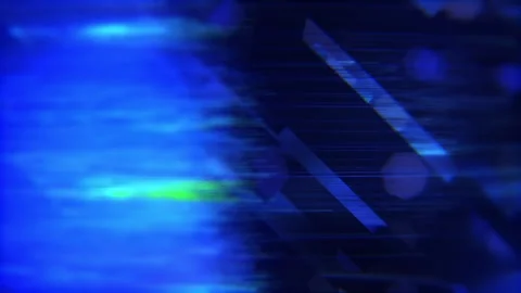Broadcast screen saver. Blue shimmering ... | Stock Video | Pond5