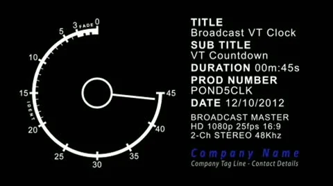 Clock After Effects Templates ~ After Effects Projects | Pond5