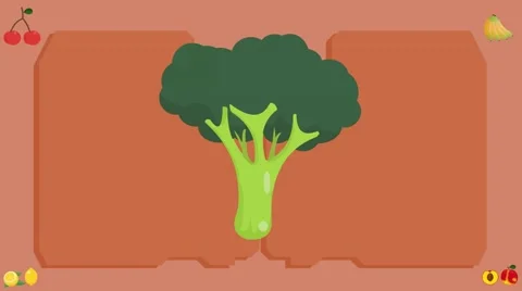 broccoli - Vector Graphics - Food Anima... | Stock Video | Pond5