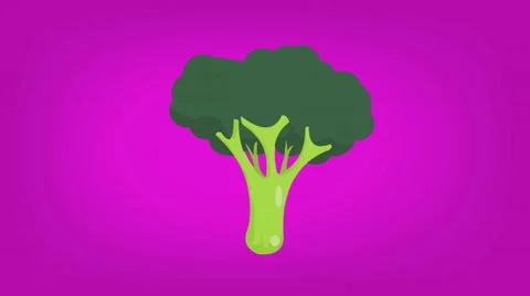 broccoli - Vector Graphics - Food Anima... | Stock Video | Pond5