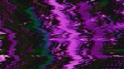 Broken Broadcast: A Flickering, Fading D... | Stock Video | Pond5
