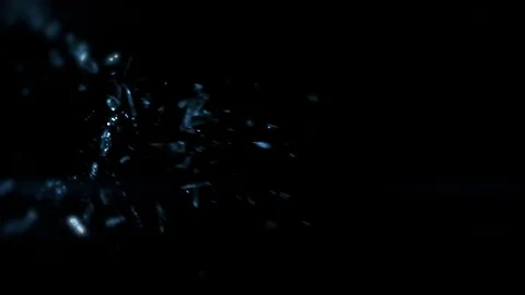 Broken Glass In Slow Motion With Lens Fl... | Stock Video | Pond5