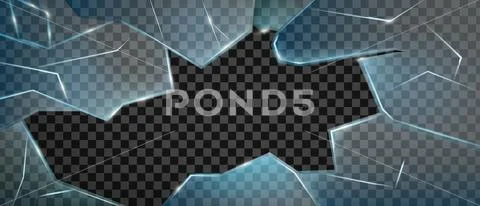 Broken glass vector screen, crack windshield background ~ Clip Art ...