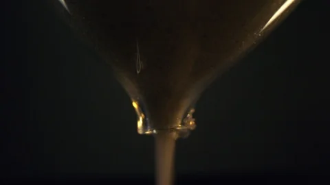 Broken Sandglass With Light Reflection S... | Stock Video | Pond5