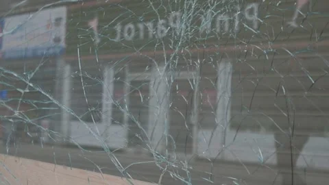 Shattered Window Stock Footage ~ Royalty Free Stock Videos | Pond5