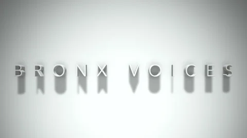 bronx voices 3D title animation white te... | Stock Video | Pond5