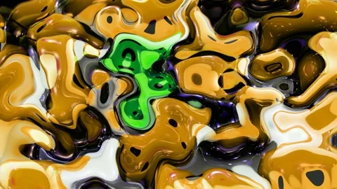 Brown color material liquid animation | Stock Video | Pond5