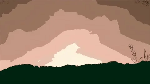 Cartoon Sky With Clouds Stock Video Footage | Royalty Free Cartoon Sky ...