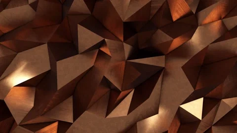 Brown Wood Polygon Background | Stock Video | Pond5