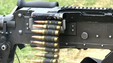 Browning M2 .50 Caliber Machine Gun and ... | Stock Video | Pond5