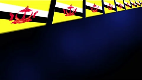 Brunei Flag Animated Background 3d Anima... | Stock Video | Pond5