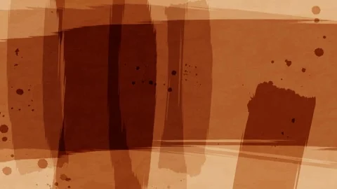 Brush Stroke and Ink Stain on Aged Paper... | Stock Video | Pond5