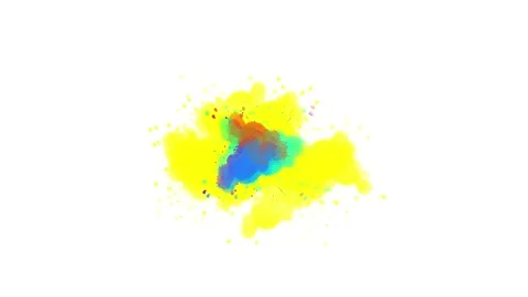 Brush stroke paint splatter alpha channe... | Stock Video | Pond5