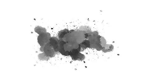 Brush stroke smear alpha overlay cinemat... | Stock Video | Pond5