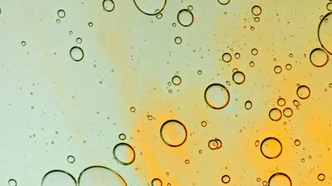 Bubble cluster, cells under a microscope... | Stock Video | Pond5