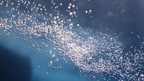 bubble underwater ocean scenery of bubbl... | Stock Video | Pond5