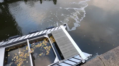 Bubble waste litter barrier | Stock Video | Pond5